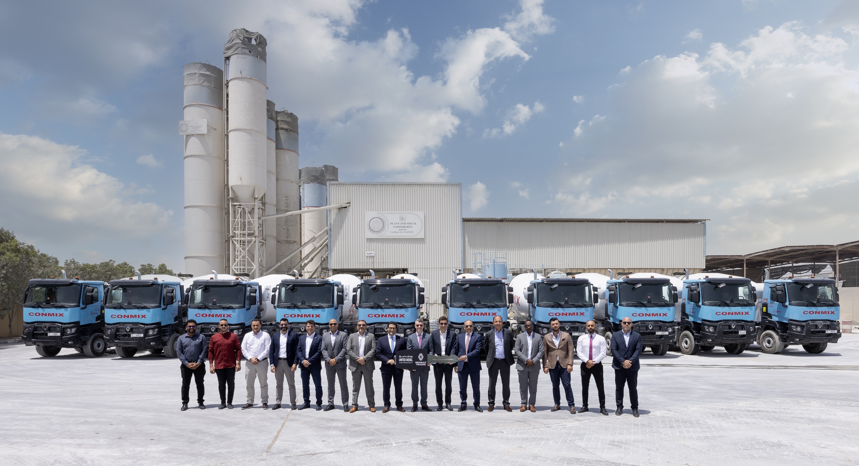 CONMIX takes delivery of their first Renault Trucks K Concrete Mixers ...